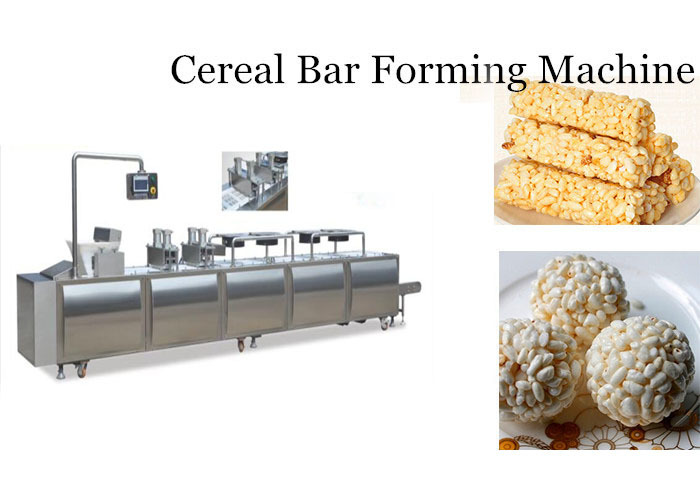 Crispy Puffed Snack Roasted Barley Cereal Bar Forming Machine SUS304 ...